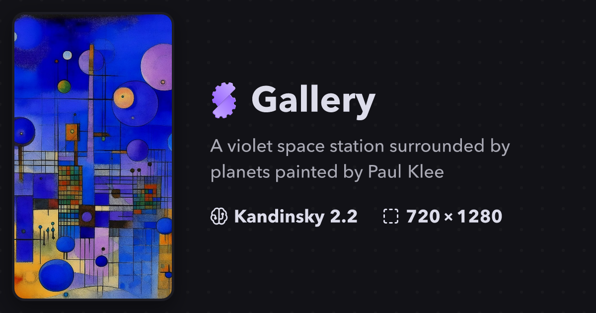 "A violet space station surrounded by pla..." | Gallery | Stablecog