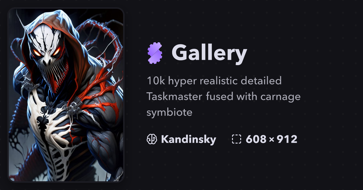 "10k hyper realistic detailed Taskmaster ..." | Gallery | Stablecog