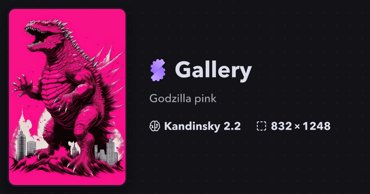 "Godzilla pink" | Gallery | Stablecog