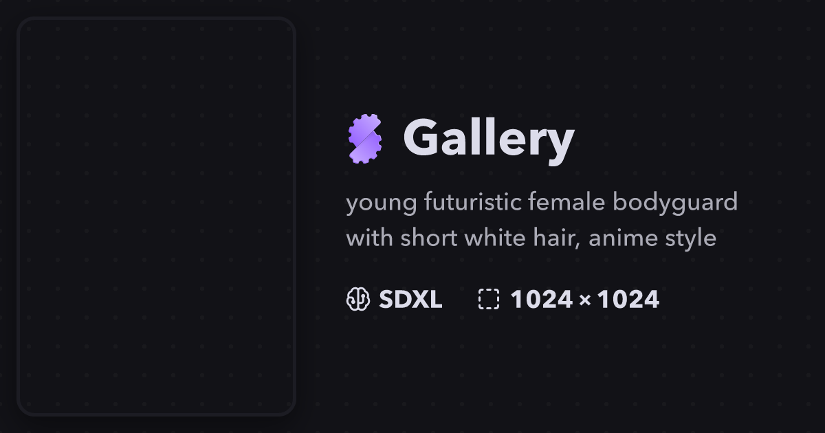 "young futuristic female bodyguard wit..." | Gallery | Stablecog