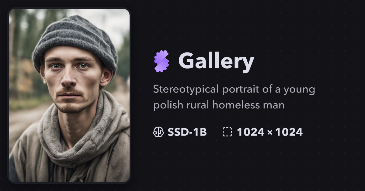 "Stereotypical portrait of a young pol..." | Gallery | Stablecog