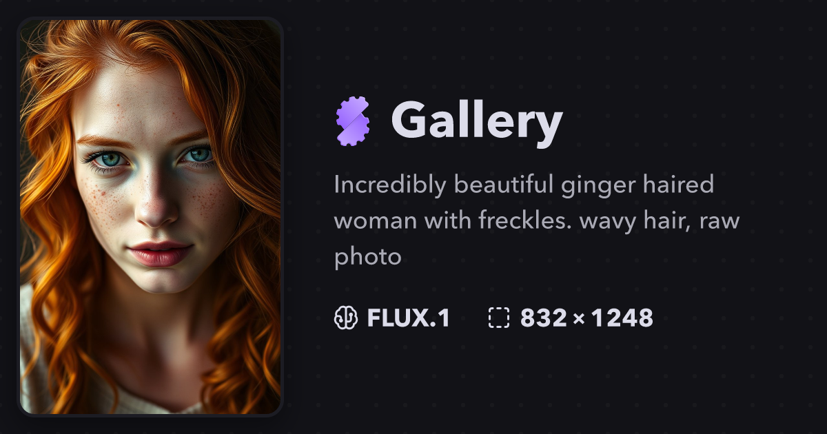 "Incredibly beautiful ginger haired wo..." | Gallery | Stablecog