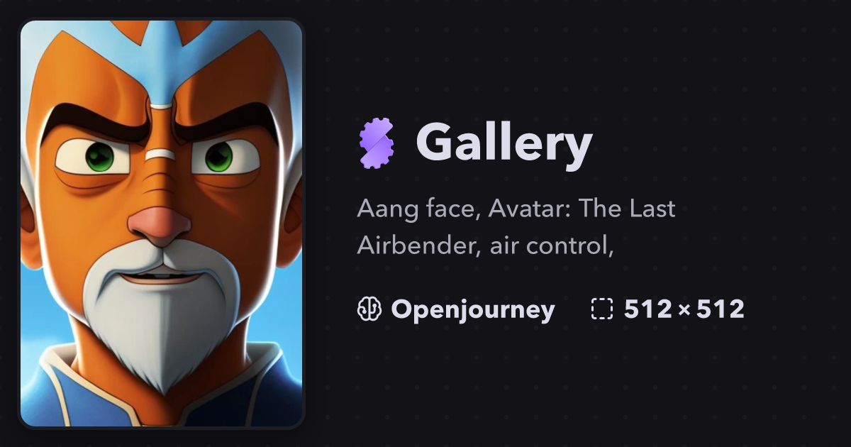 "Aang face, Avatar: The Last Airbender..." | Gallery | Stablecog
