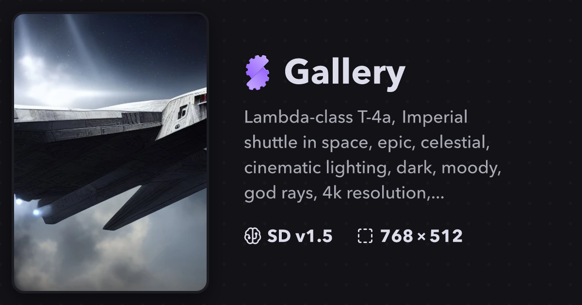 "Lambda-class T-4a, Imperial shuttle i..." | Gallery | Stablecog
