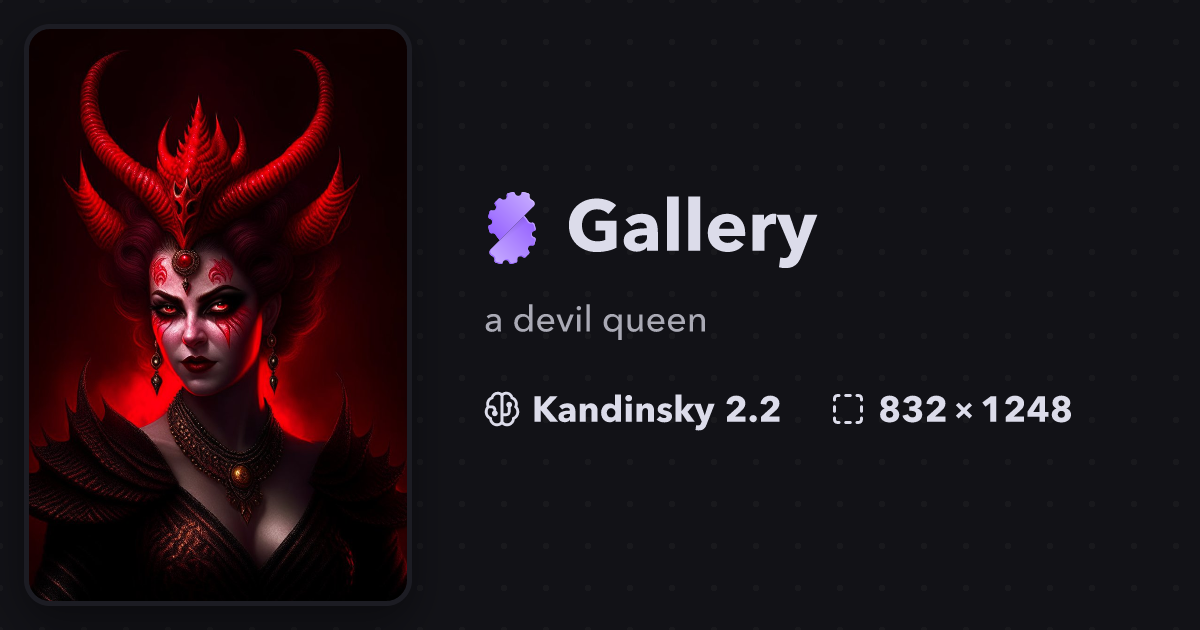 "a devil queen" | Gallery | Stablecog