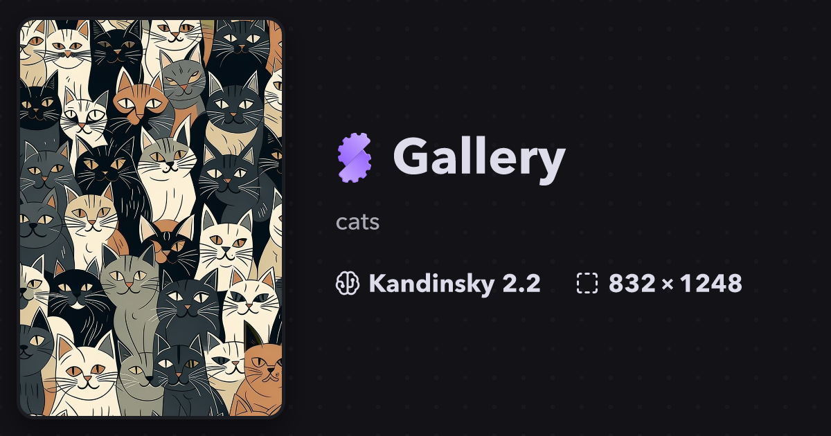 "cats" | Gallery | Stablecog