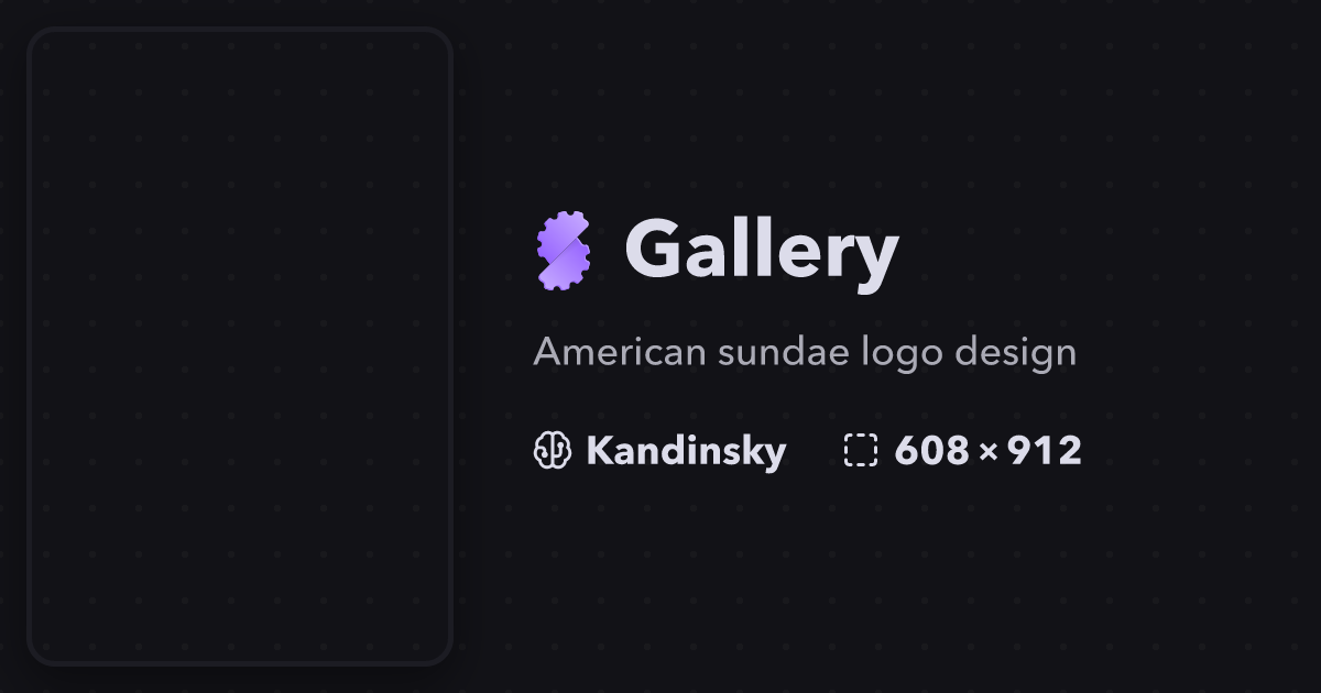 "American sundae logo design" | Gallery | Stablecog