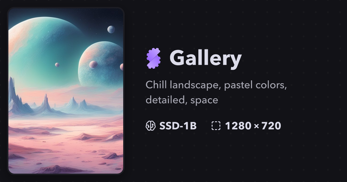 "Chill landscape, pastel colors, detai..." | Gallery | Stablecog