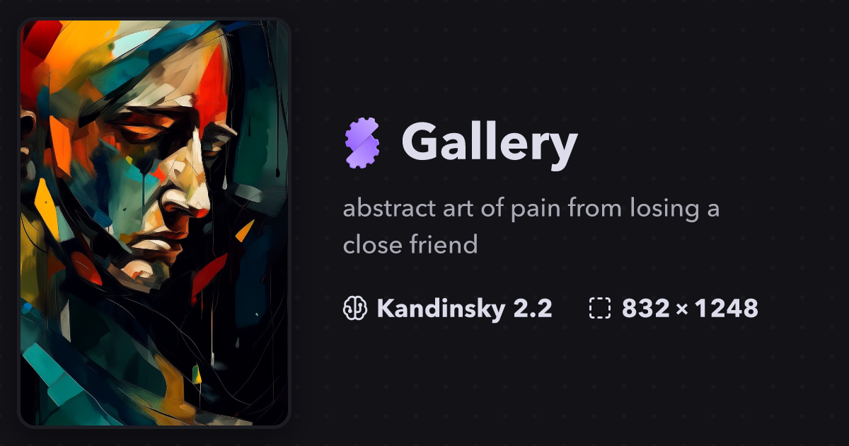 "abstract art of pain from losing a cl..." | Gallery | Stablecog