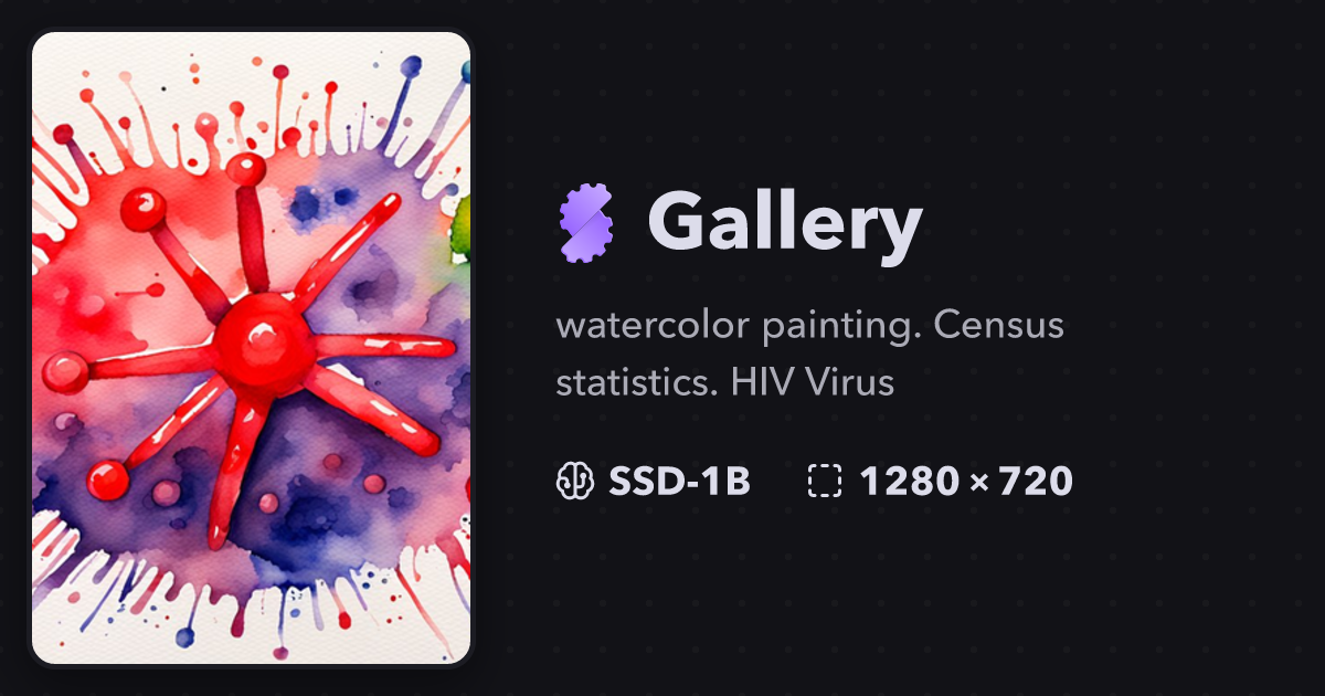 "watercolor painting. Census statistic..." | Gallery | Stablecog