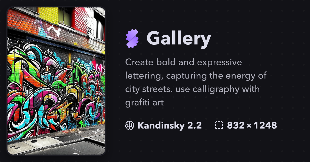 "Create bold and expressive lettering,..." | Gallery | Stablecog