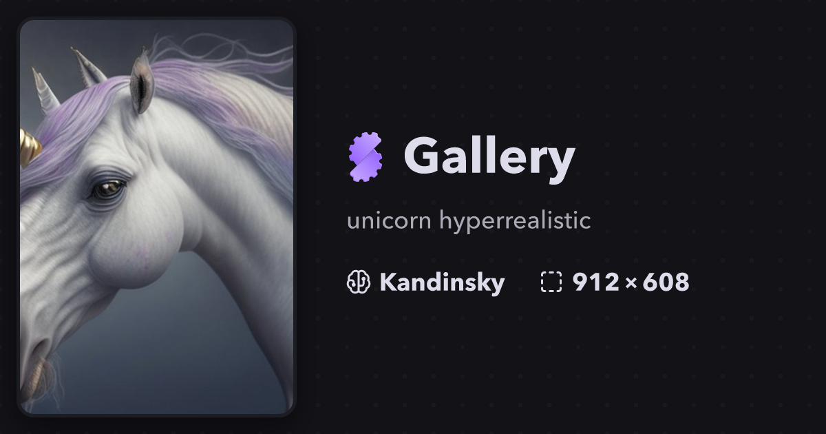 "unicorn hyperrealistic" | Gallery | Stablecog