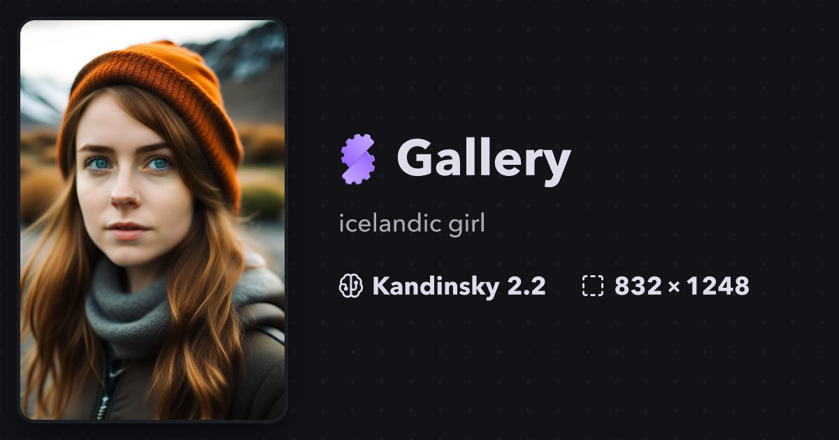 "icelandic girl" | Gallery | Stablecog