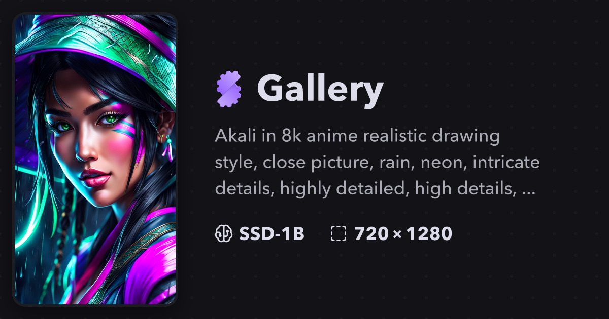 "Akali in 8k anime realistic drawing s..." | Gallery | Stablecog