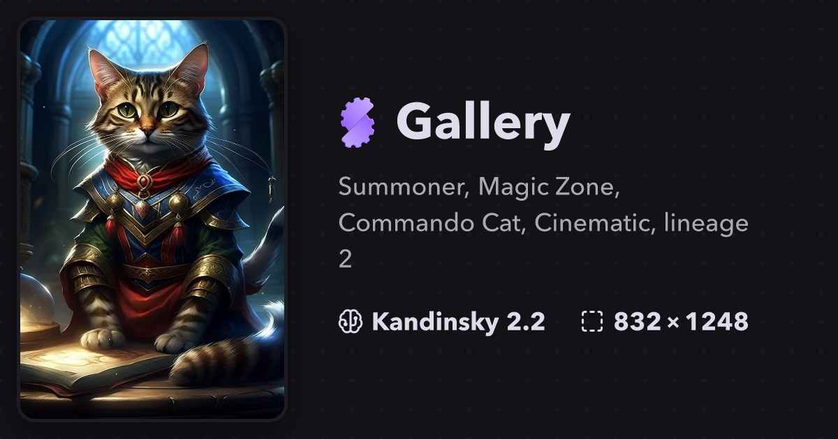 "Summoner, Magic Zone, Commando Cat, C..." | Gallery | Stablecog