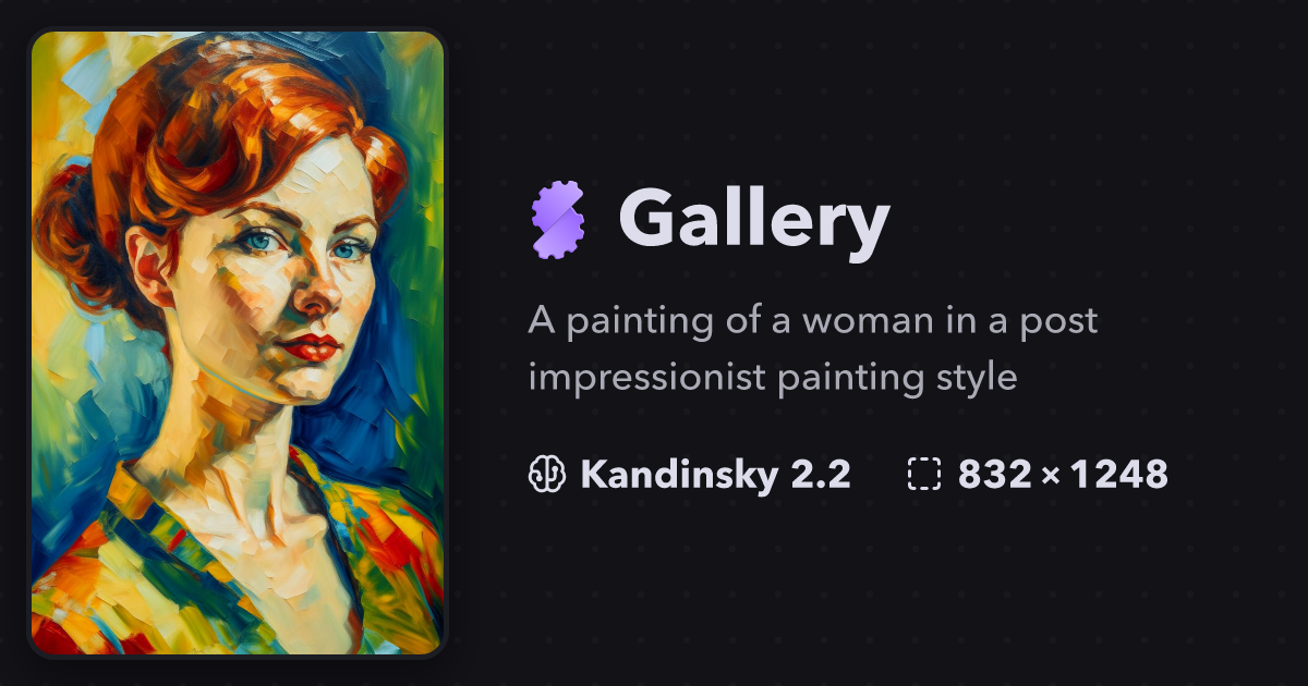 "A painting of a woman in a post impre..." | Gallery | Stablecog