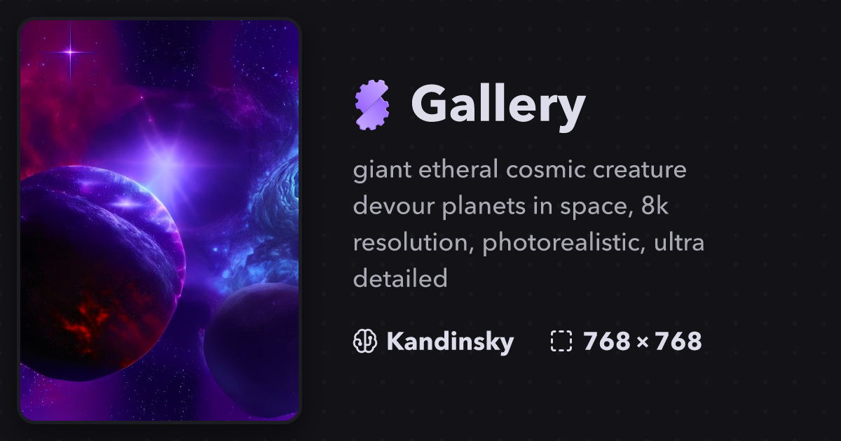 "giant etheral cosmic creature devour ..." | Gallery | Stablecog