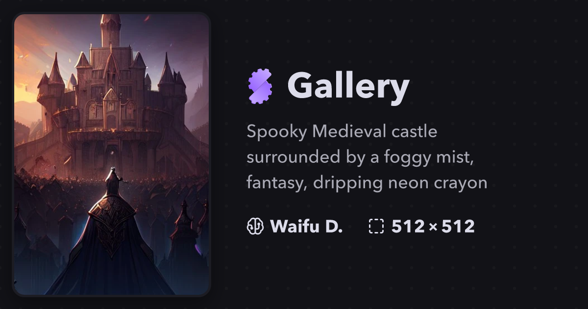 "Spooky Medieval castle surrounded by ..." | Gallery | Stablecog