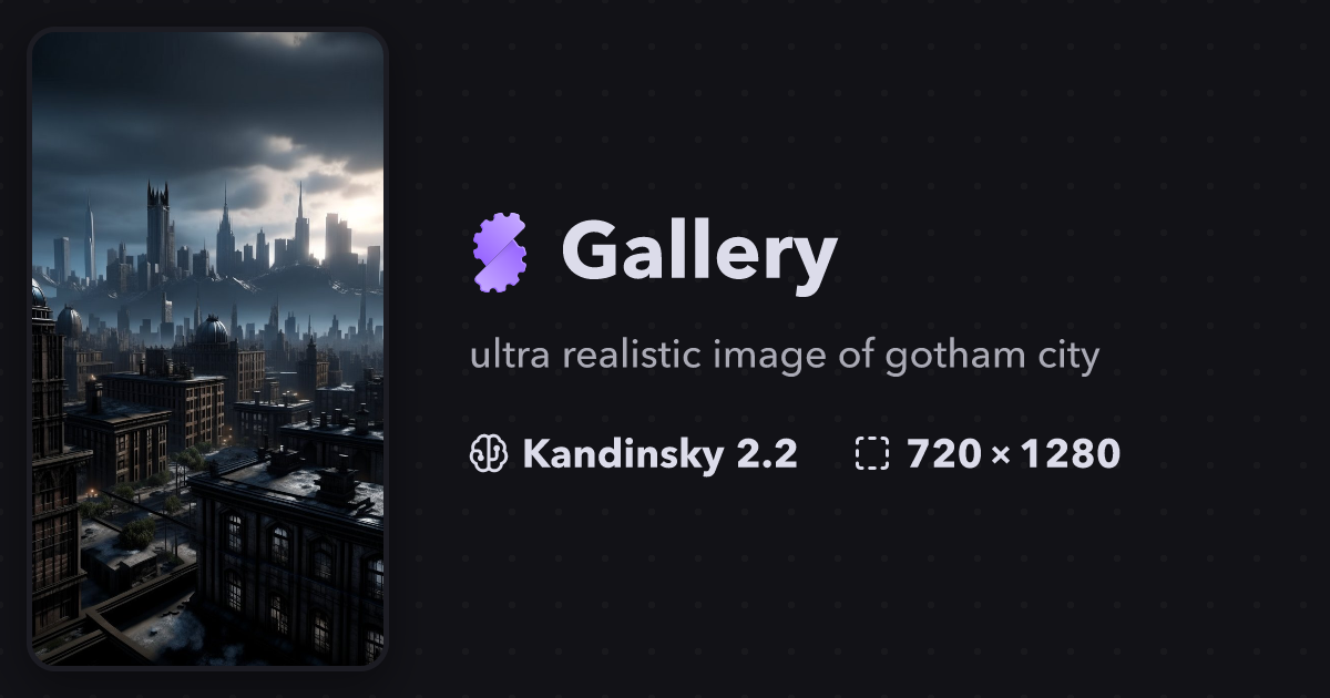 "ultra realistic image of gotham city" | Gallery | Stablecog