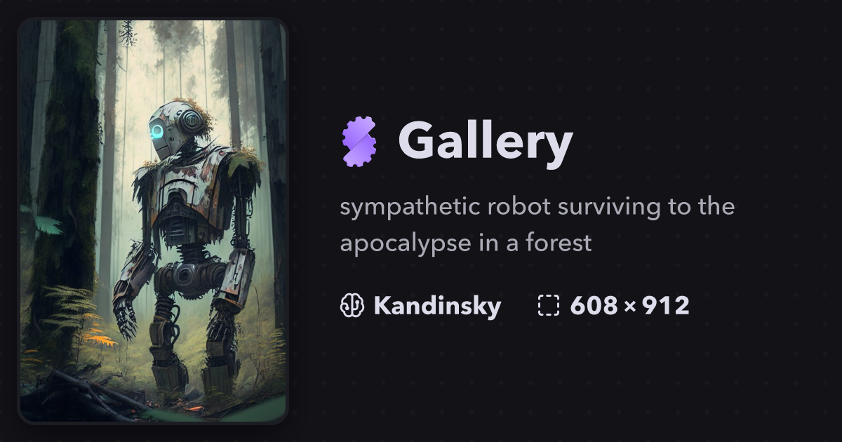 "sympathetic robot surviving to the ap..." | Gallery | Stablecog