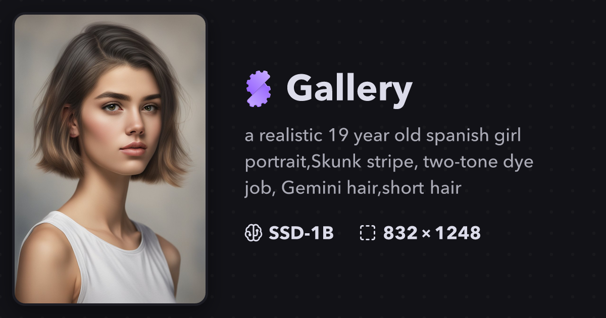 "a realistic 19 year old spanish girl ..." | Gallery | Stablecog