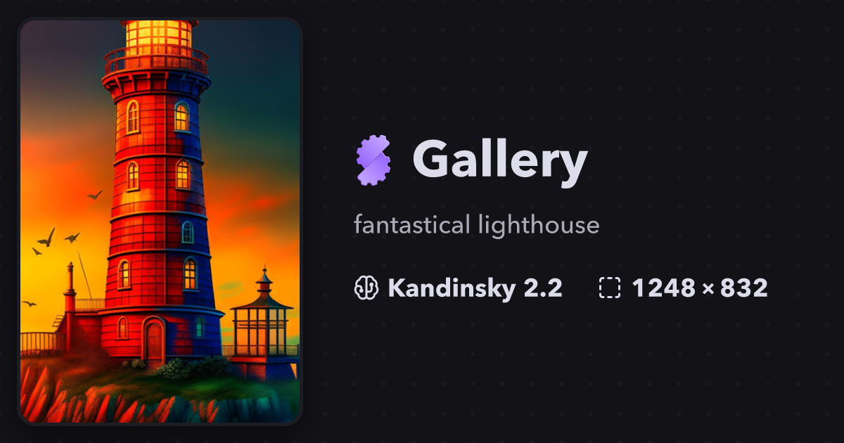 "fantastical lighthouse" | Gallery | Stablecog