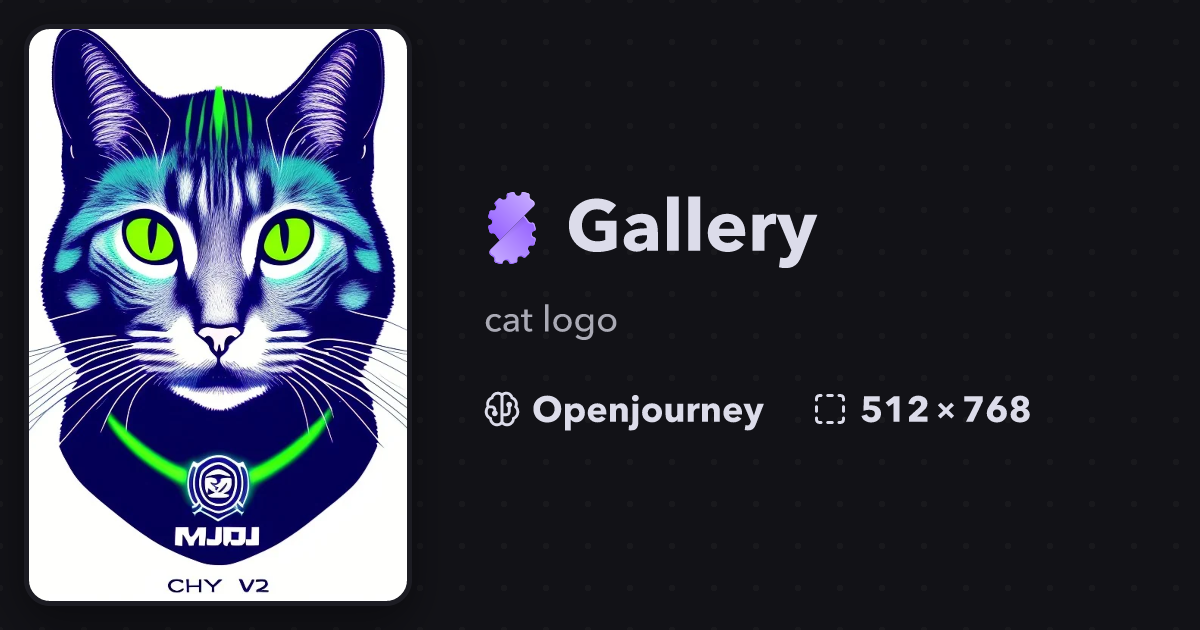 "cat logo" | Gallery | Stablecog