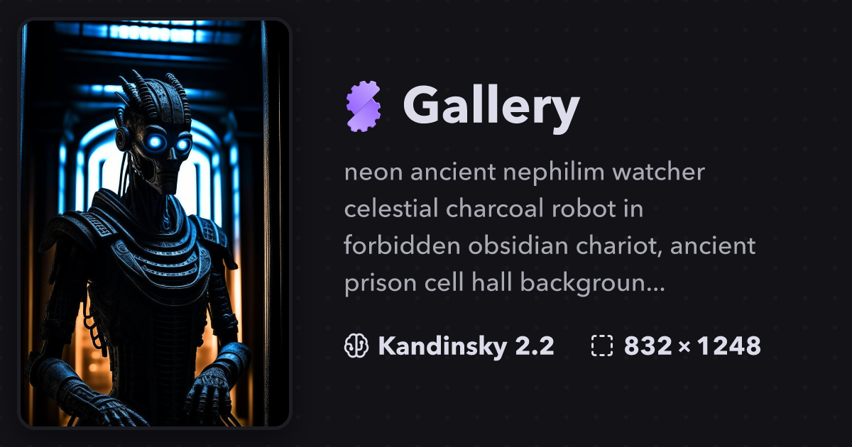 "neon ancient nephilim watcher celesti..." | Gallery | Stablecog