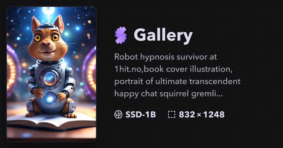 "Robot hypnosis survivor at 1hit.no,bo..." | Gallery | Stablecog