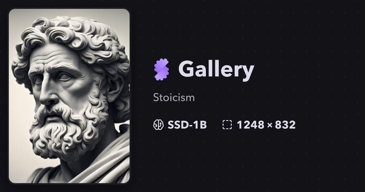 "Stoicism" | Gallery | Stablecog