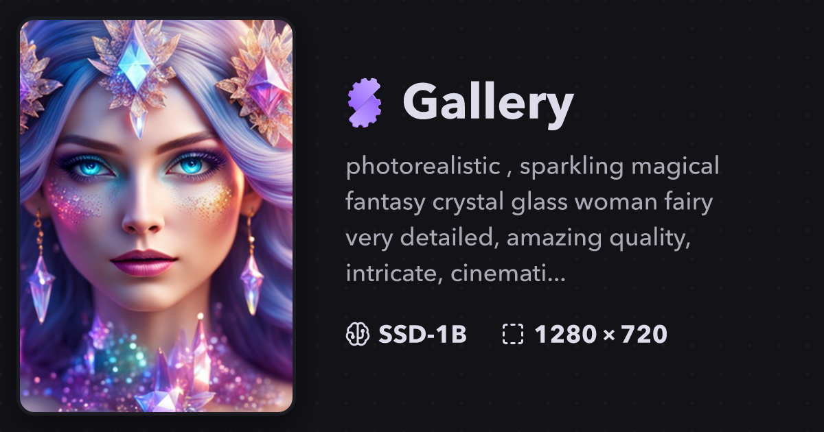 "photorealistic , sparkling magical fa..." | Gallery | Stablecog