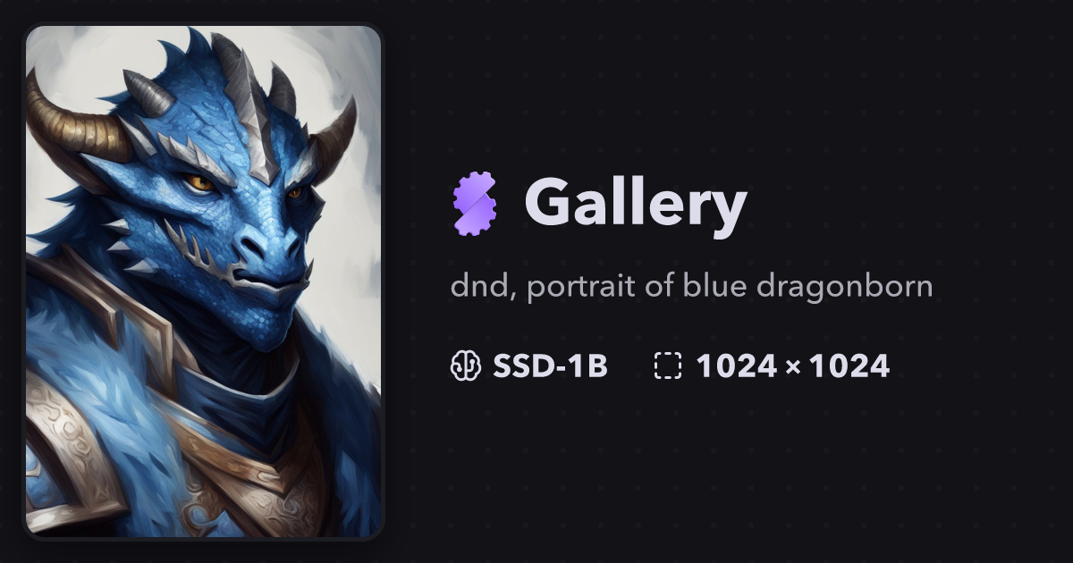 "dnd, portrait of blue dragonborn" | Gallery | Stablecog