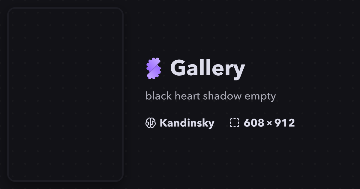 "black heart shadow empty" | Gallery | Stablecog