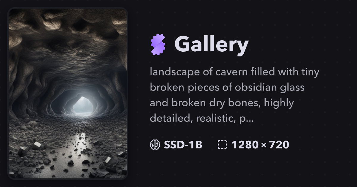 "landscape of cavern filled with tiny ..." | Gallery | Stablecog