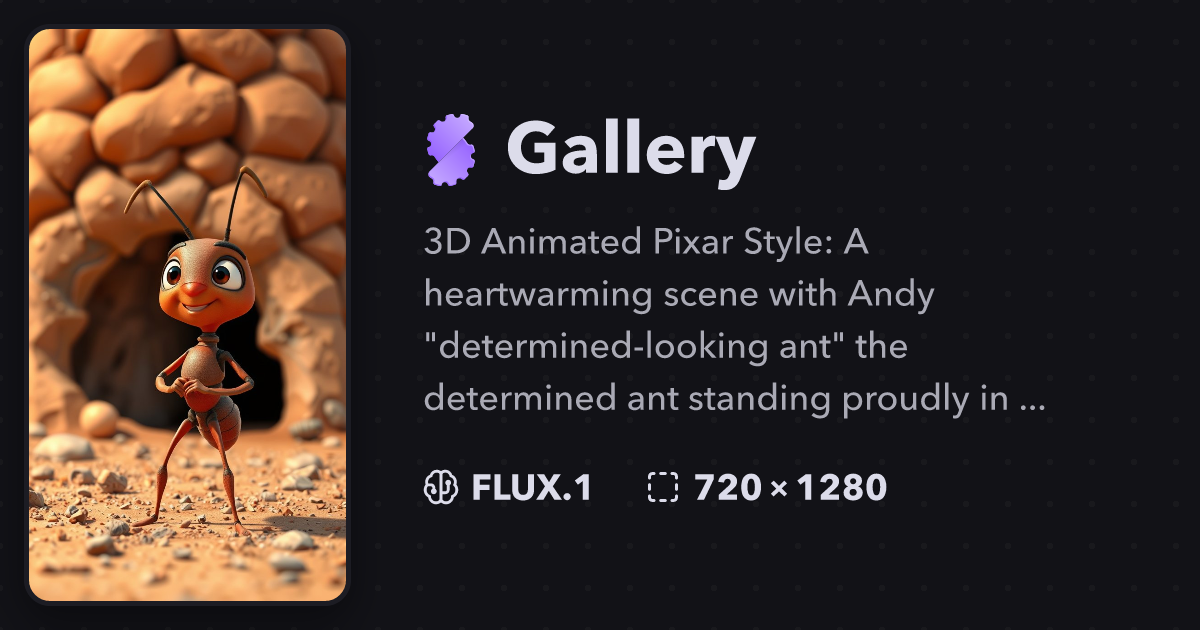 "3D Animated Pixar Style: A heartwarmi..." | Gallery | Stablecog