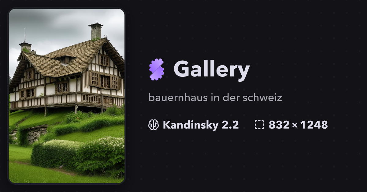 "bauernhaus in der schweiz" | Gallery | Stablecog