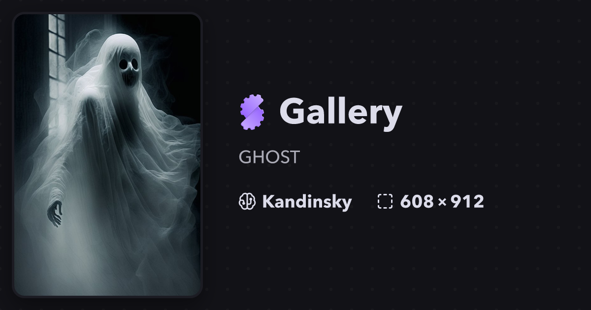 "GHOST" | Gallery | Stablecog