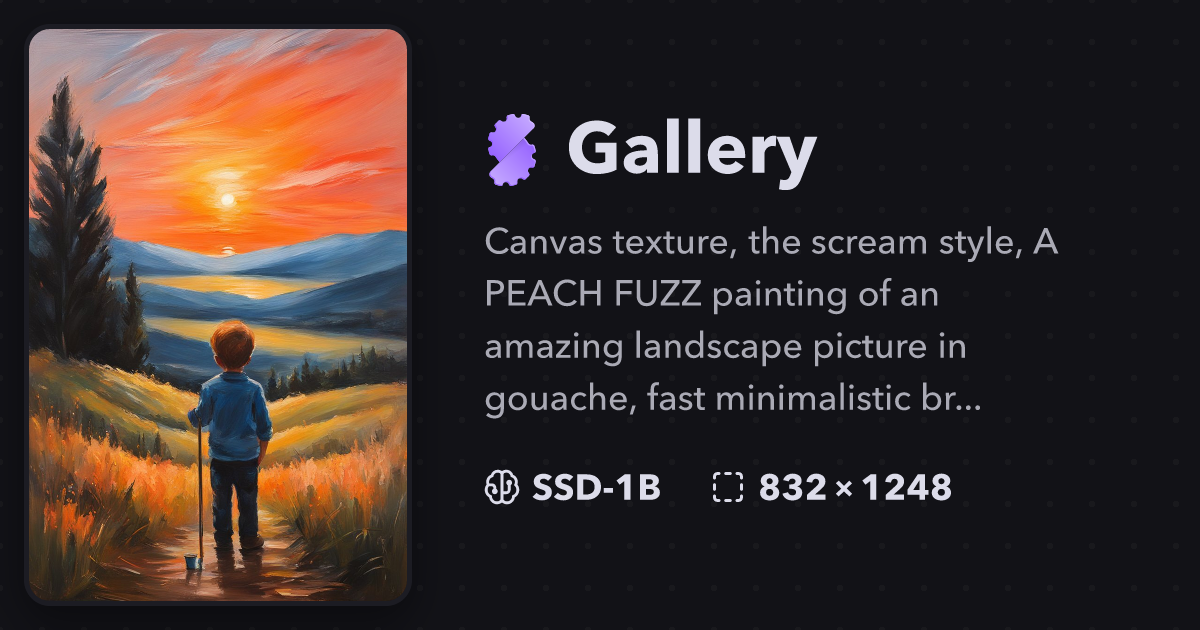"Canvas texture, the scream style, A P..." | Gallery | Stablecog