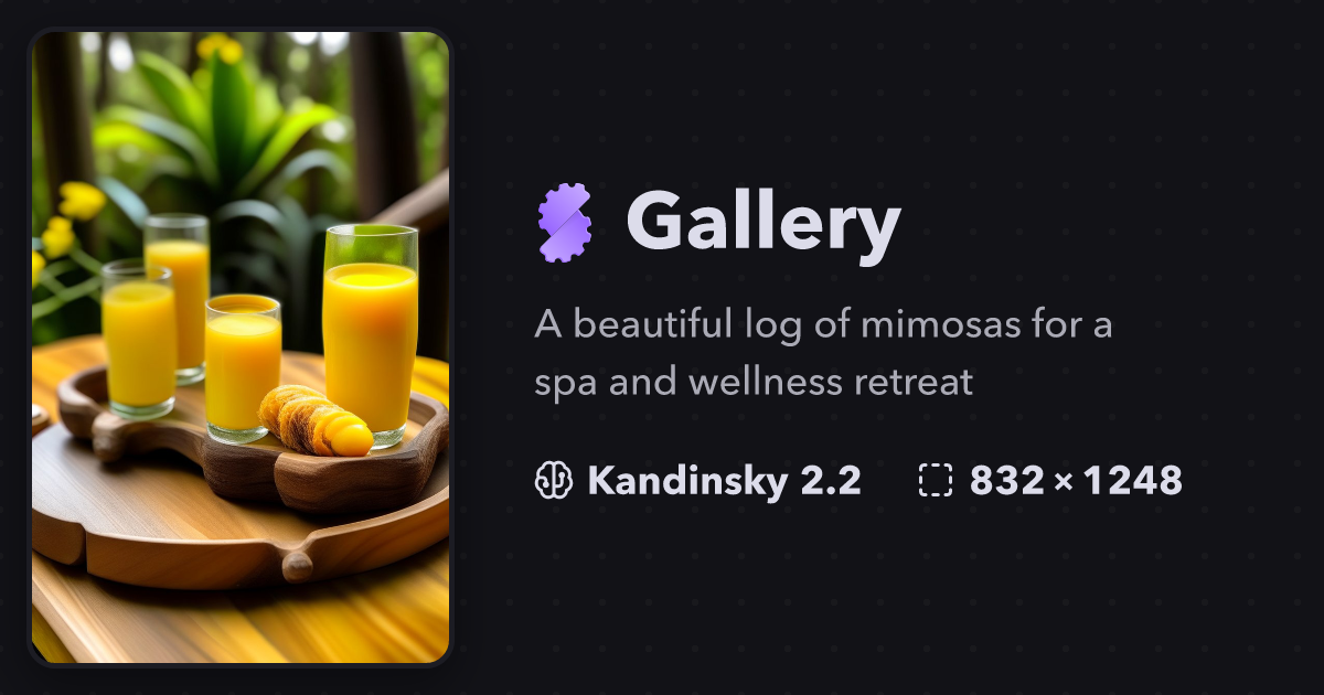 "A beautiful log of mimosas for a spa and..." | Gallery | Stablecog