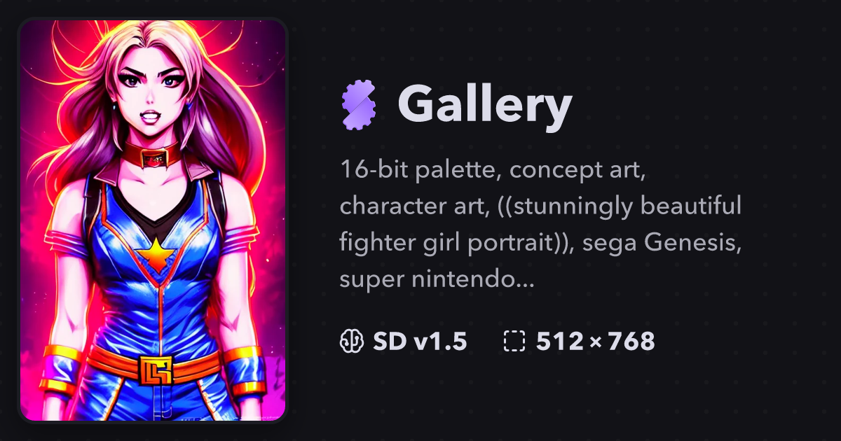 "16-bit palette, concept art, characte..." | Gallery | Stablecog