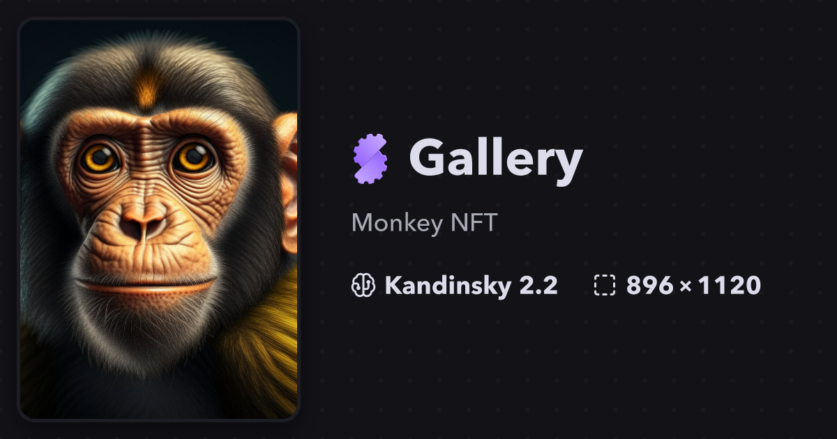 "Monkey NFT" | Gallery | Stablecog