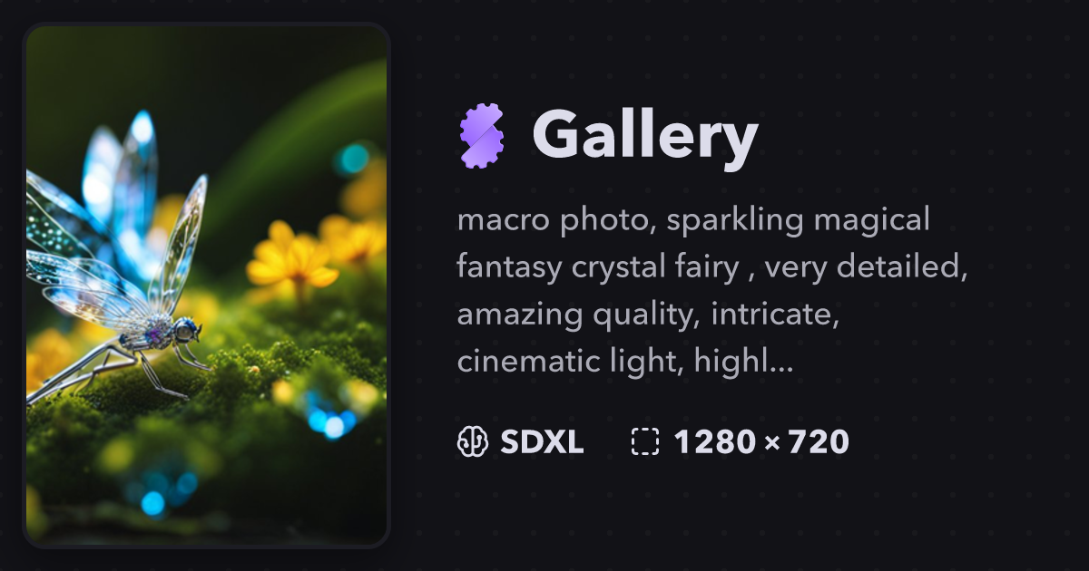 "macro photo, sparkling magical fantas..." | Gallery | Stablecog