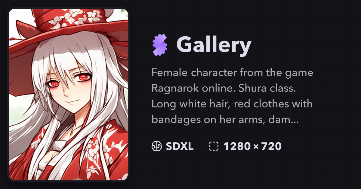 "Female character from the game Ragnar..." | Gallery | Stablecog