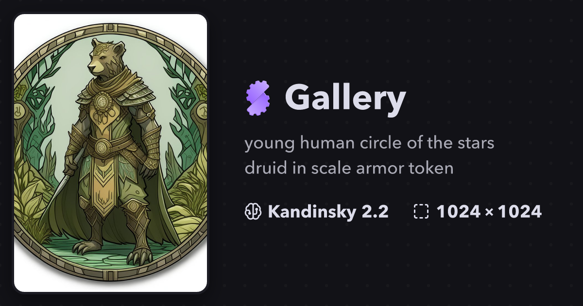 "young human circle of the stars druid in..." | Gallery | Stablecog