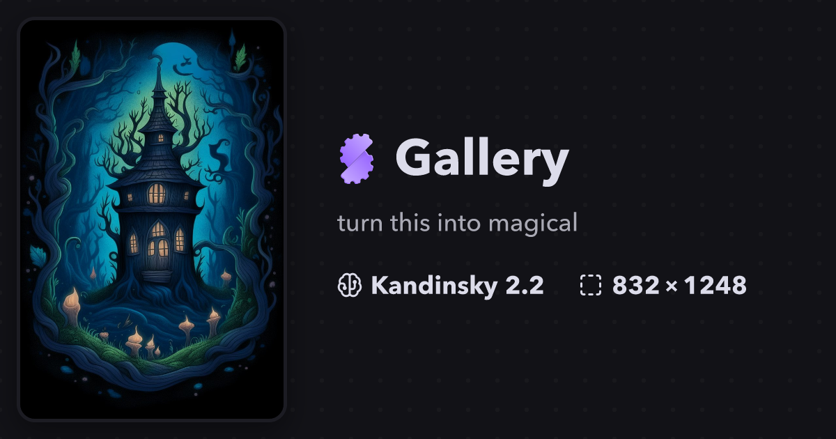 "turn this into magical" | Gallery | Stablecog