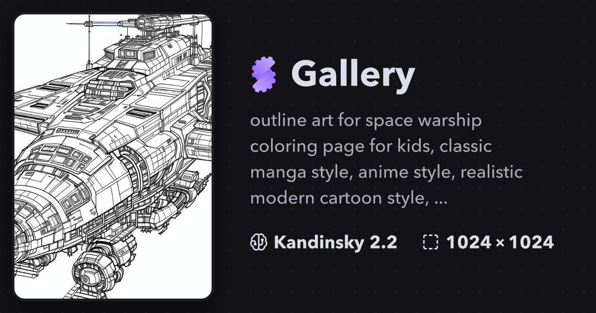 "outline art for space warship colorin..." | Gallery | Stablecog