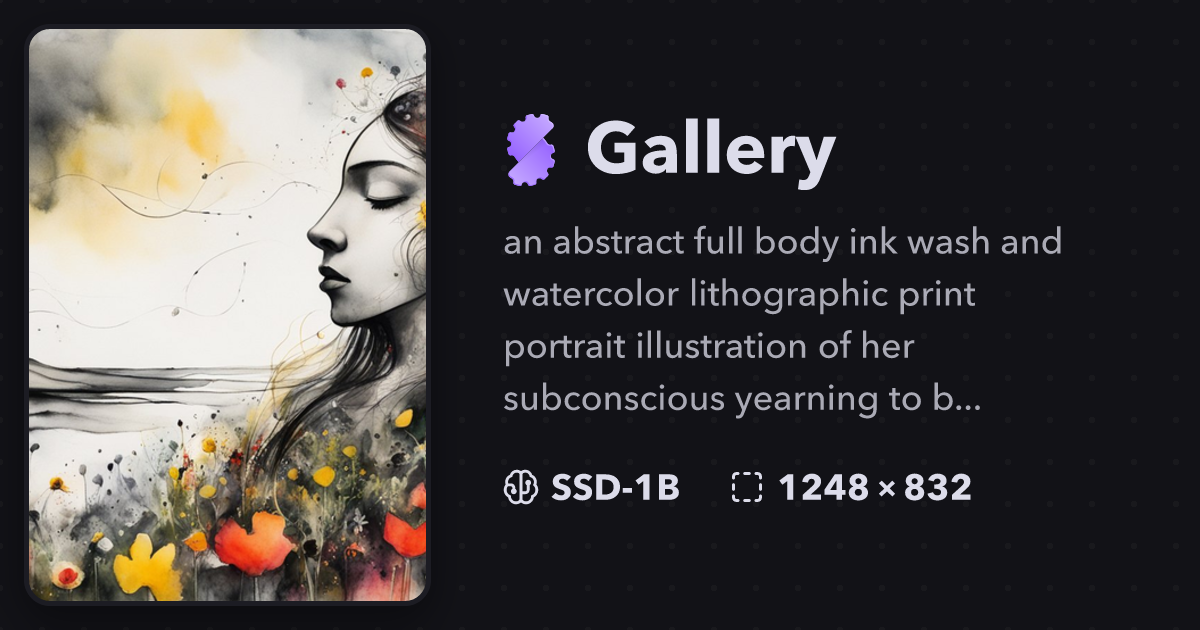 "an abstract full body ink wash and wa..." | Gallery | Stablecog