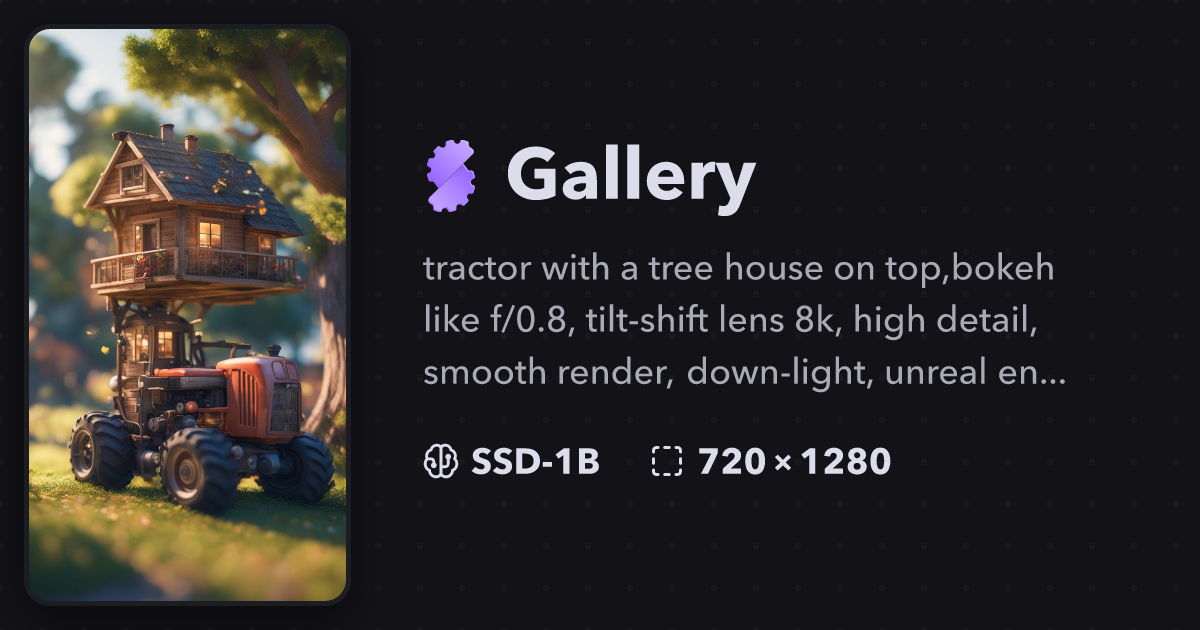 "tractor with a tree house on top,boke..." | Gallery | Stablecog