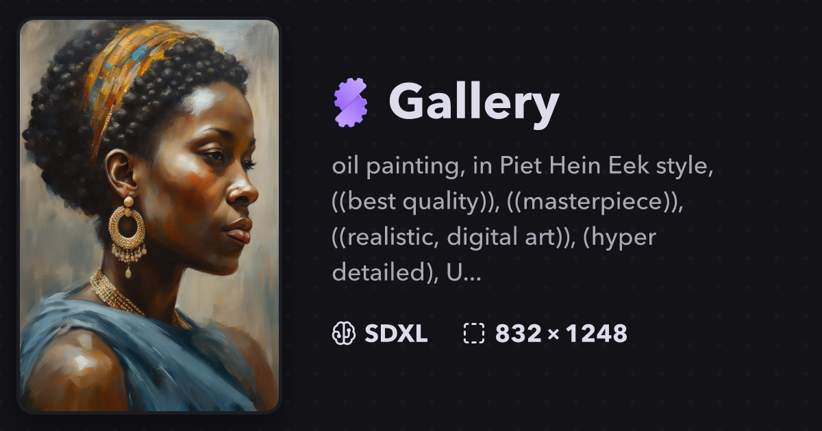 "oil painting, in Piet Hein Eek style,..." | Gallery | Stablecog