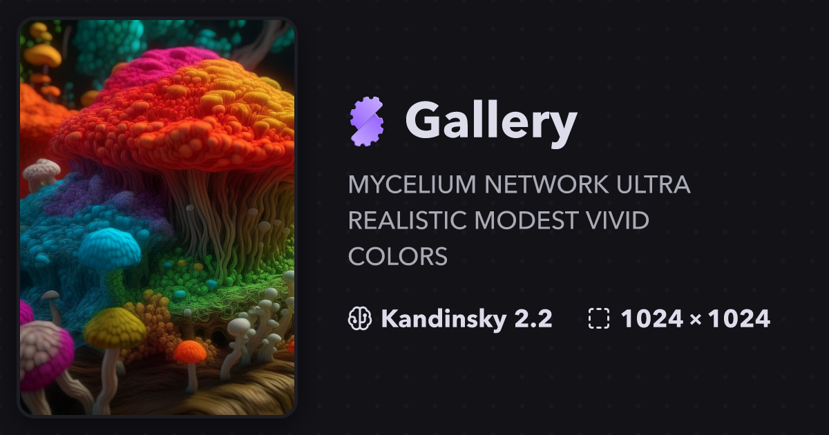 "MYCELIUM NETWORK ULTRA REALISTIC MODE..." | Gallery | Stablecog